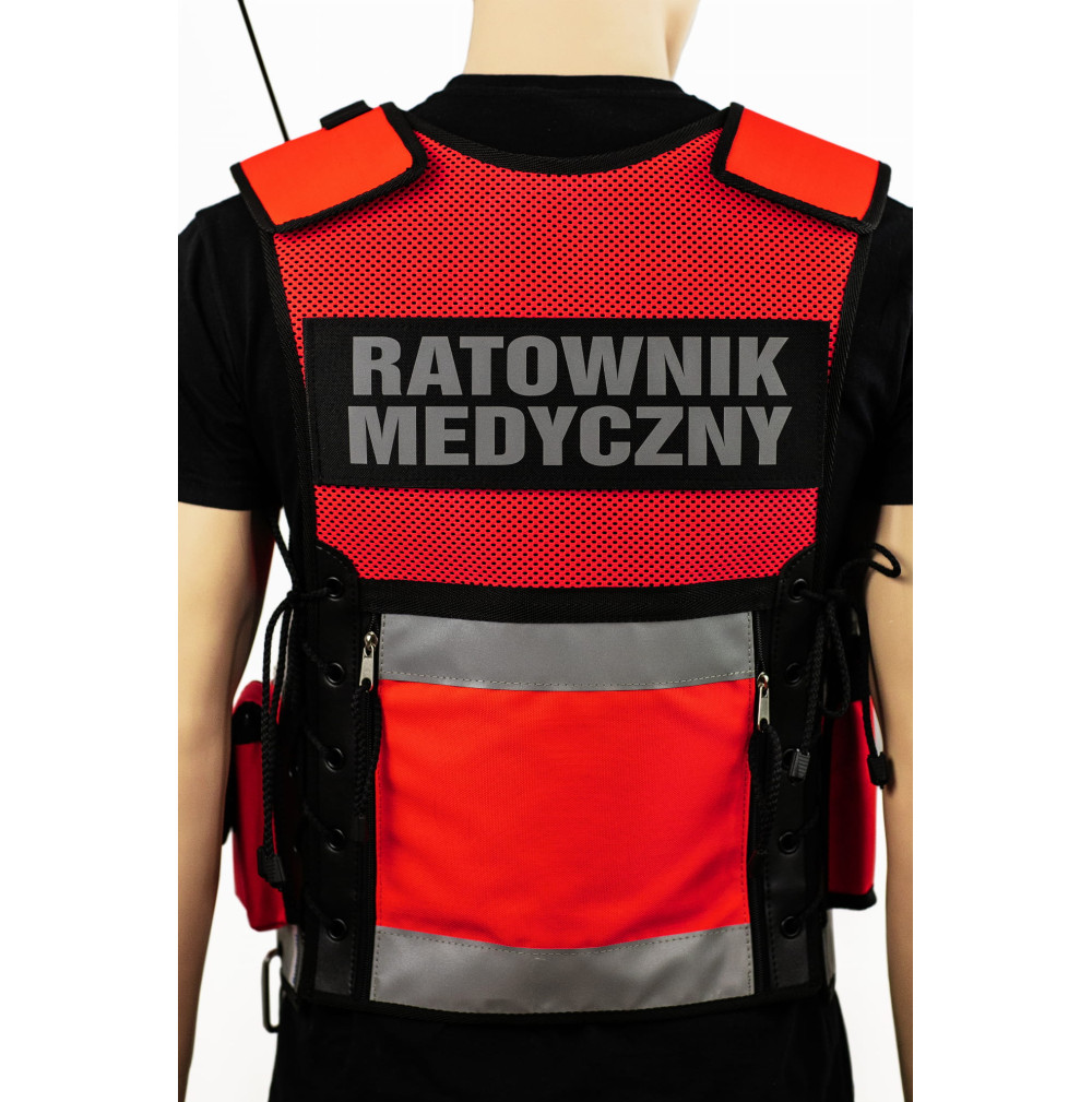 MAT-POZ | Kamizelka taktyczna - medyczna [fluo] WZÓR V